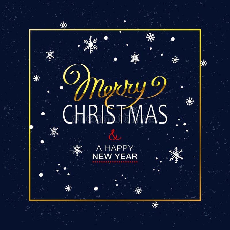 Christmas Poster - Illustration. Vector Illustration of Christmas ...