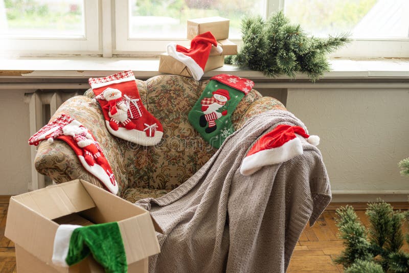 Christmas Preparation Process, Branches of Christmas Tree. Christmas ...