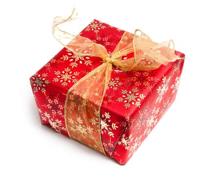 Christmas Present stock image. Image of gift, snowflakes - 12229777