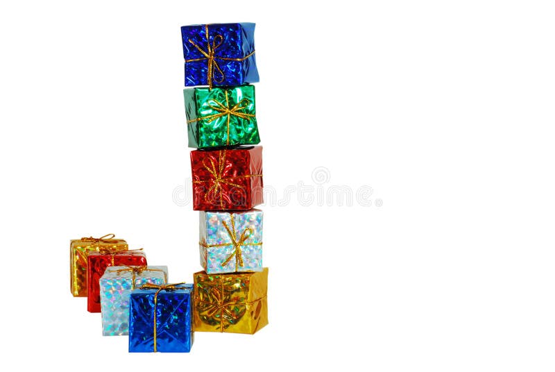 Christmas Present Stack stock photo. Image of christmas - 3439688