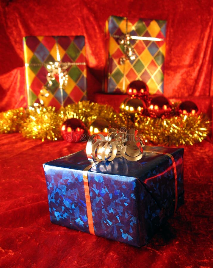 Christmas present stock image. Image of interior, holiday - 3657383