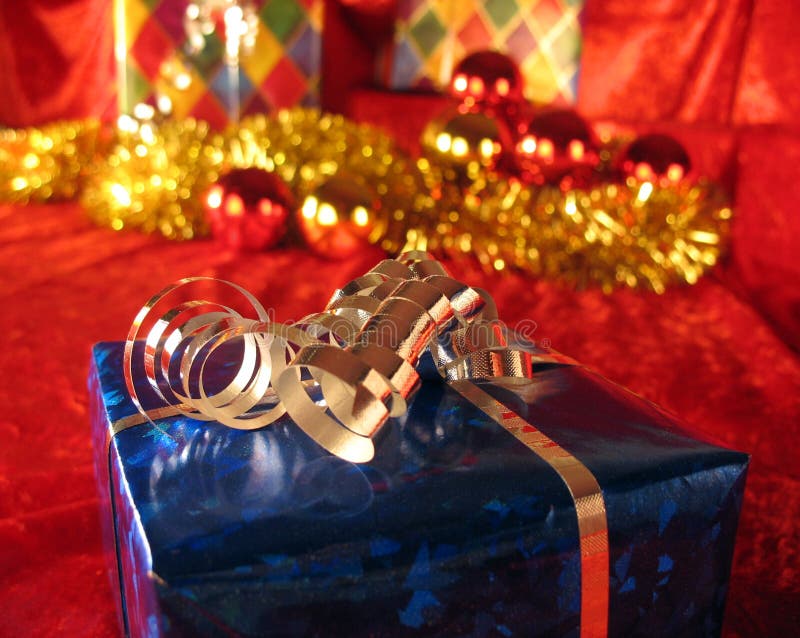 Christmas present stock image. Image of package, decorate - 3673811