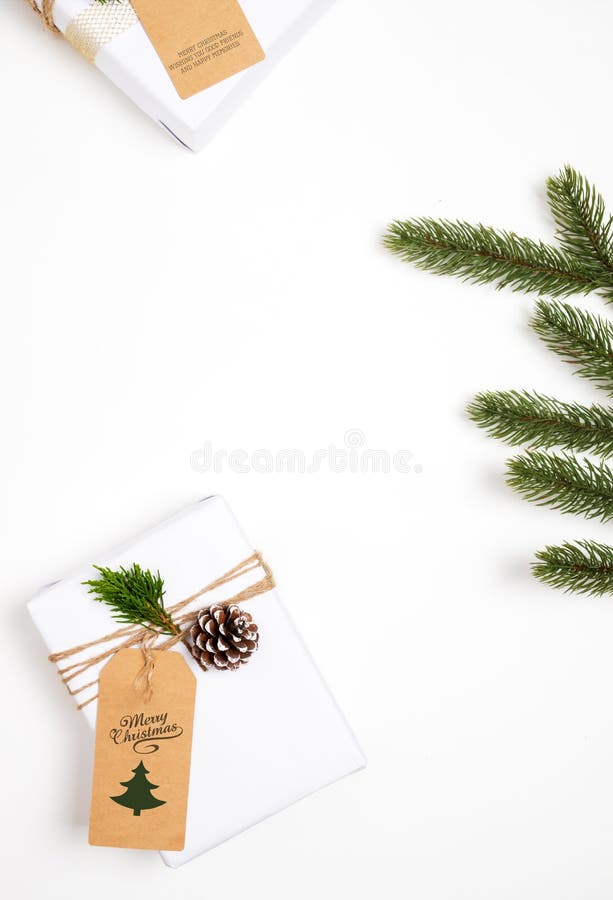 Christmas Present Gift Boxes Collection with Tag for Mock Up Template ...