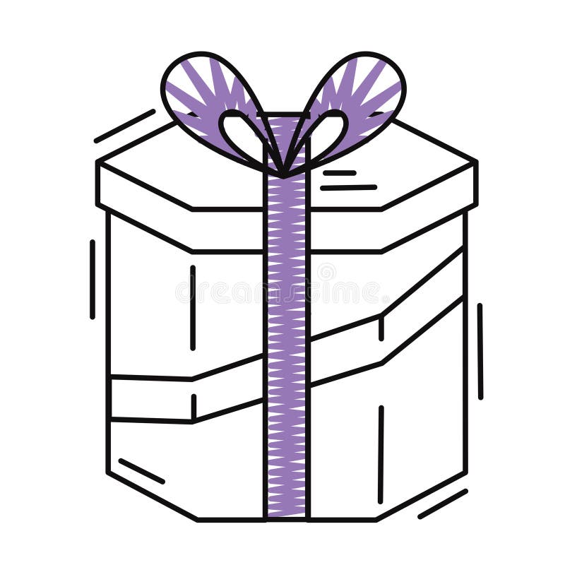 Christmas Present Icon Cartoon Sketch Style Vector Stock Vector ...