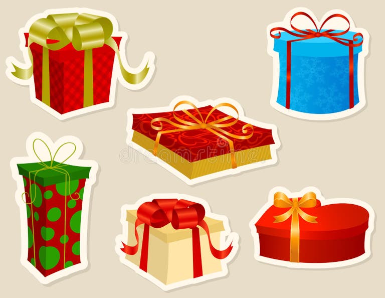 Christmas Packaging Stickers Stock Illustrations – 1,389 Christmas ...