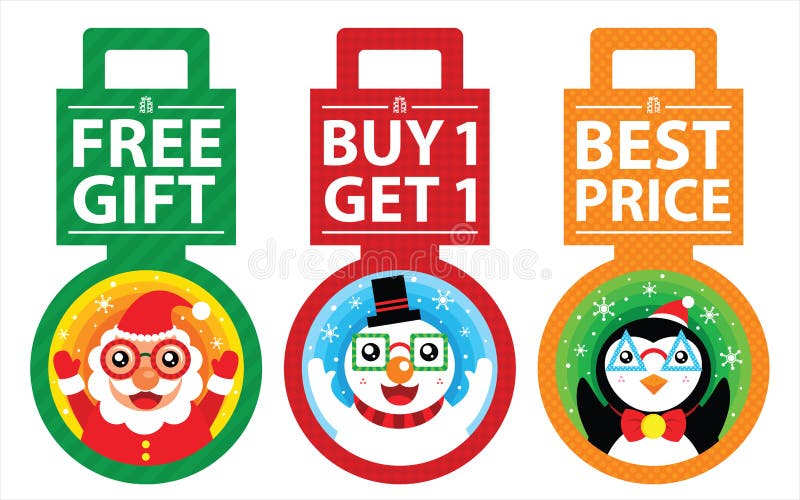 Christmas price tag stock vector. Illustration of discount - 47451012