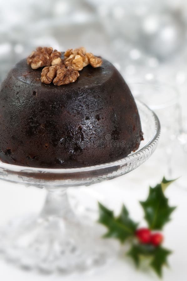 Christmas Pudding stock image. Image of figgy, champagne - 11092097