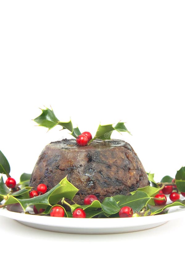 Christmas pudding stock image. Image of decorated, focus - 11597791