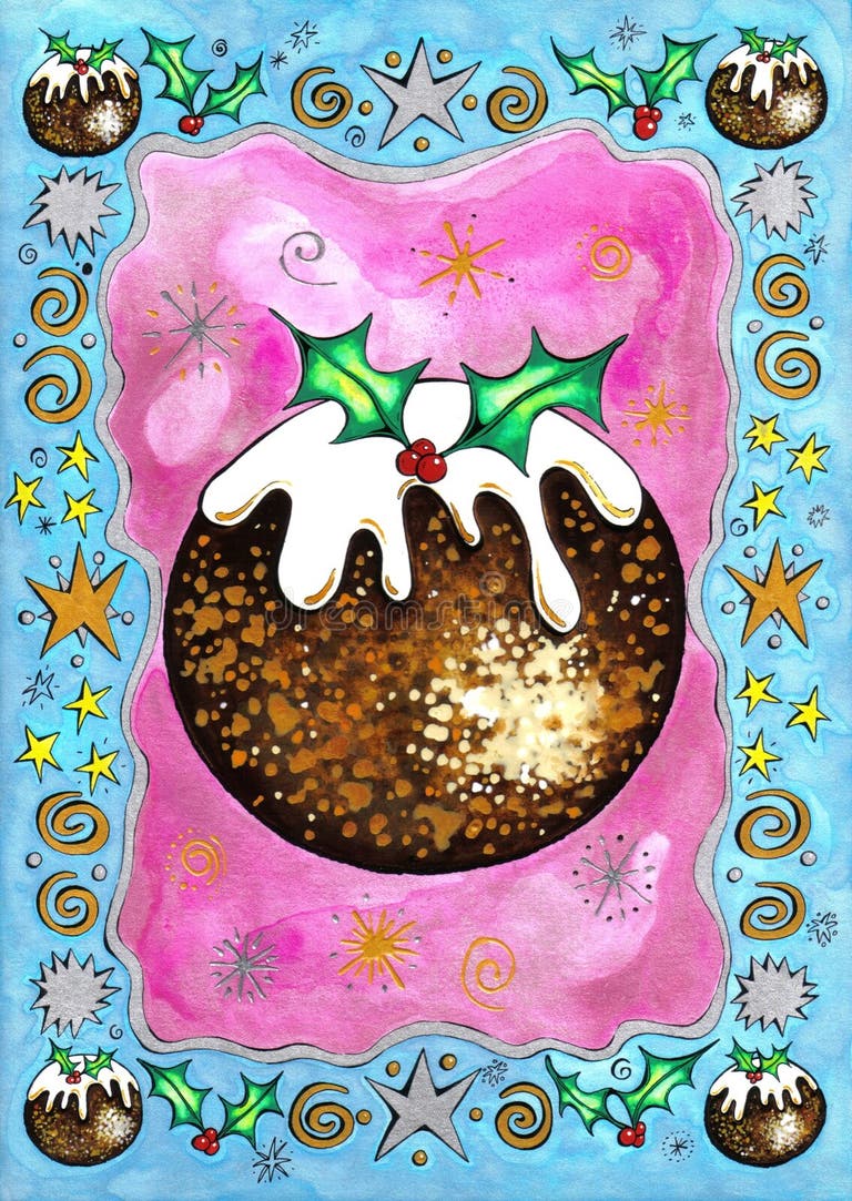 Dessert Christmas Pudding Stock Illustrations – 2,027 Dessert Christmas ...