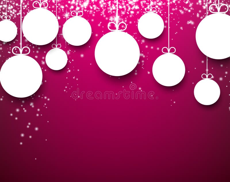 Christmas Purple Abstract Background. Stock Vector - Illustration of ...