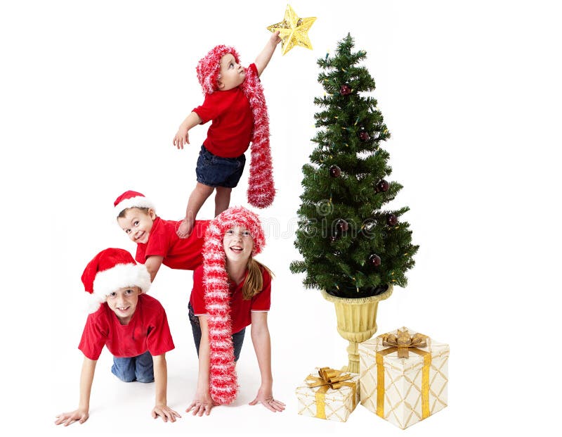 Christmas pyramid stock photo. Image of funny, santa - 25229544