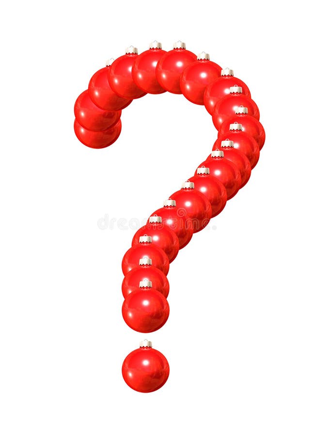Christmas Question stock illustration. Illustration of communication ...