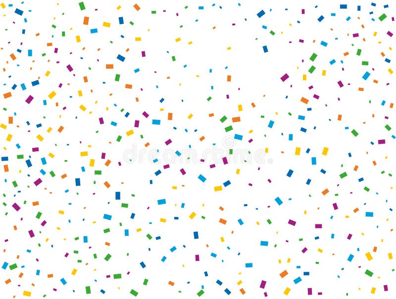 Christmas Rectangular Confetti. Light Rainbow Glitter Confetti ...