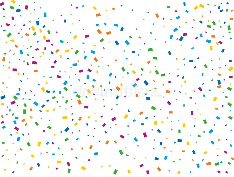 Christmas Rectangular Confetti. Light Rainbow Glitter Confetti ...