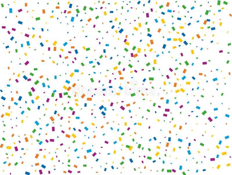 Christmas Rectangular Confetti. Light Rainbow Glitter Confetti ...