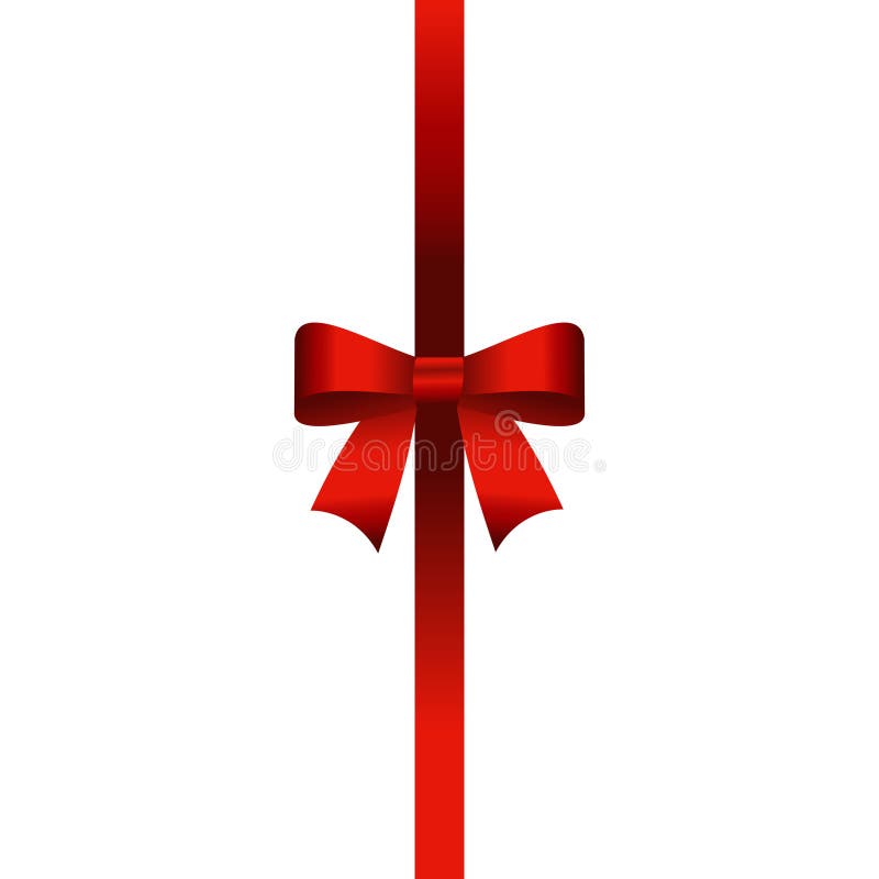 Christmas Red Ribbon Border Stock Vector - Illustration of element ...