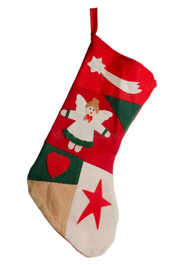 Christmas red stocking stock image. Image of fuzzy, christmas - 21964841