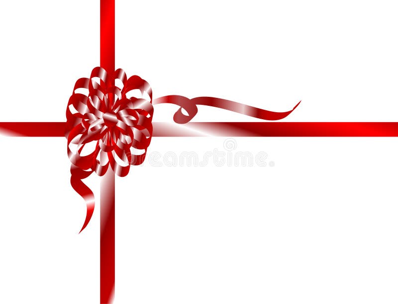 Christmas ribbon stock vector. Illustration of ribbon - 7201679