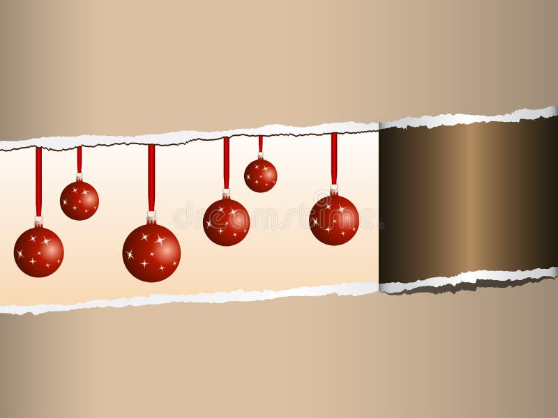 Christmas ripped paper stock vector. Illustration of frame - 24115745