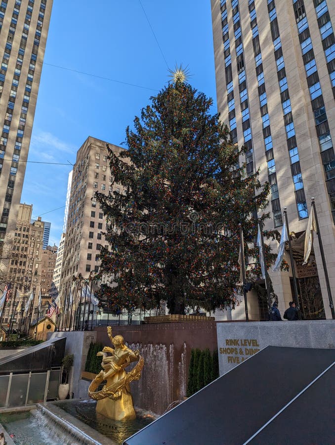 Christmas Rockefeller Center Winter Holiday Editorial Photography ...