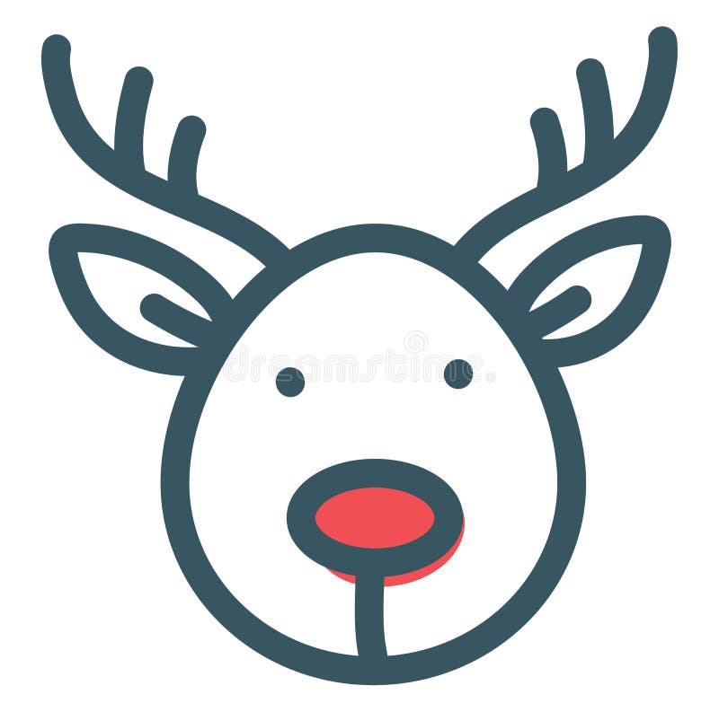 Rudolph illustration stock illustration. Illustration of merry - 258838659