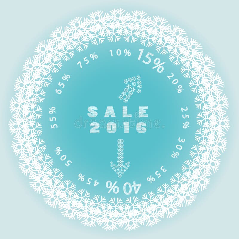 Christmas Sale Logo with Arrows. Stock Vector - Illustration of control ...