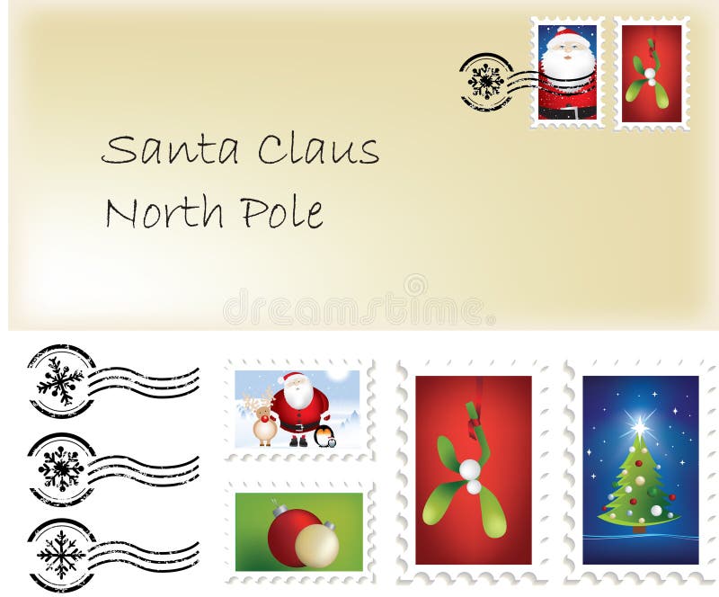 Santa Claus Stamp Printable