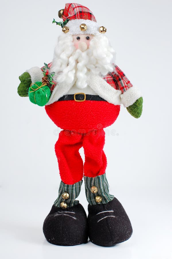 Christmas Santa on White Background Stock Image - Image of santa, noel ...