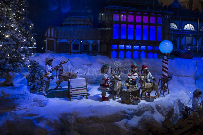 Christmas Scenes stock image. Image of burning, celebration - 63521555