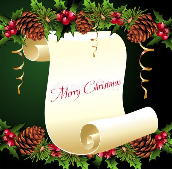 Christmas Scroll Stock Illustrations – 26,471 Christmas Scroll Stock ...