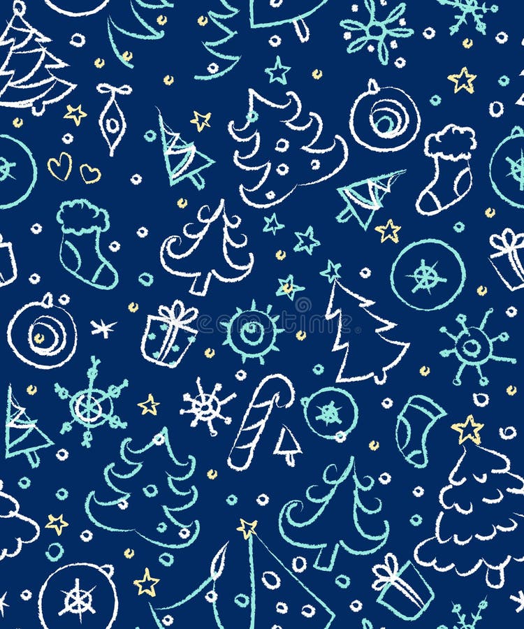 Cool Christmas Pattern stock vector. Illustration of ginger - 21949545