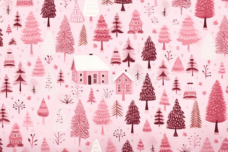 Christmas Seamless Pattern for Fabric Texture or Wrapping Paper Stock ...