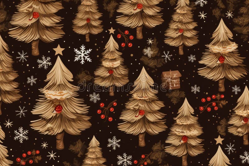 Christmas Seamless Pattern for Fabric Texture or Wrapping Paper Stock ...