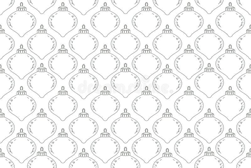 Christmas Seamless Pattern. Modern Geometric Background, Hand Drawing ...