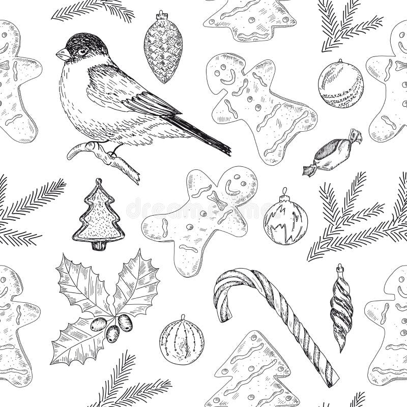 Christmas Cracker Pattern Stock Illustrations – 839 Christmas Cracker ...