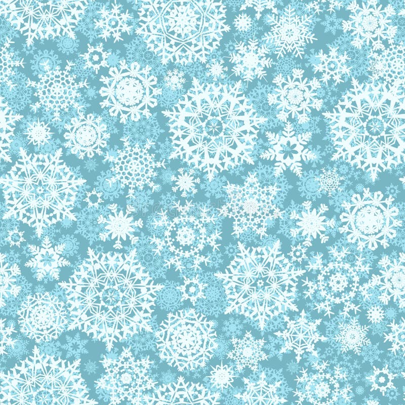 Round Snowflakes Corner Frame Pattern Background Stock Vector ...