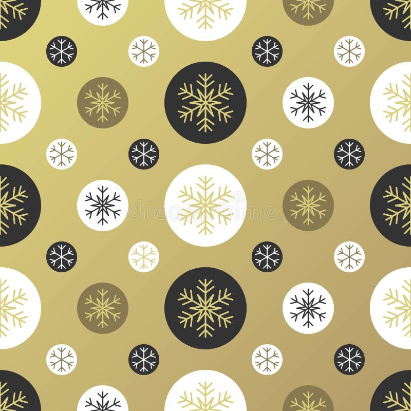 Snowflake, Christmas Seamless Pattern for Use As Wrapping Paper Gift ...