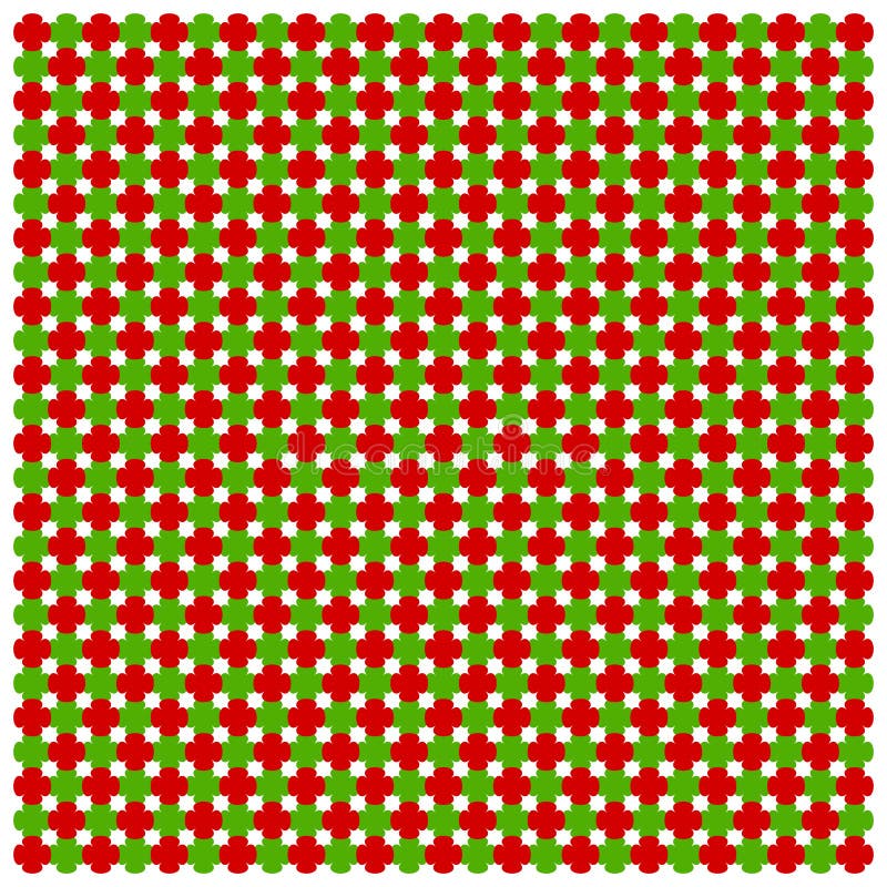 Christmas Seamless Red-green Pattern. Vector Image Stock Vector ...