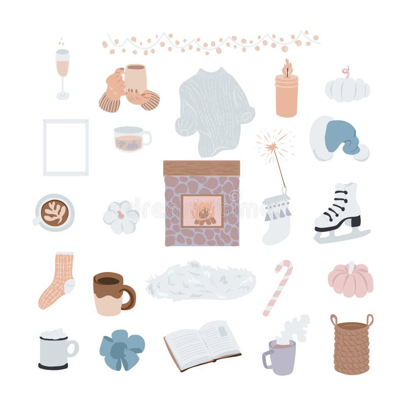 Christmas Season Collection Stock Vector - Illustration of holidays ...