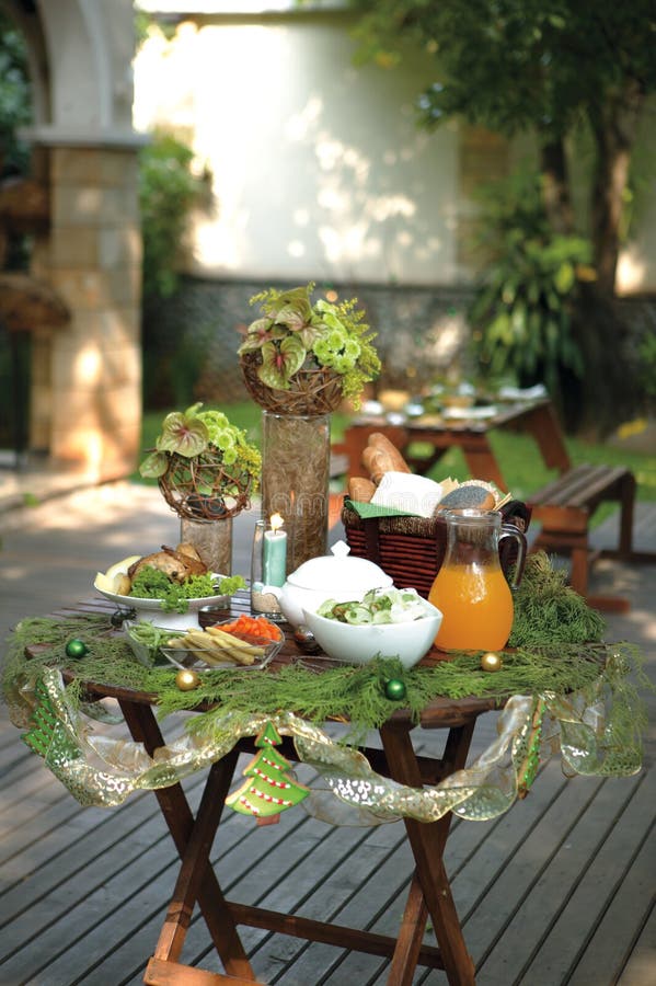Christmas serving table stock photo. Image of small, eatable - 17051276