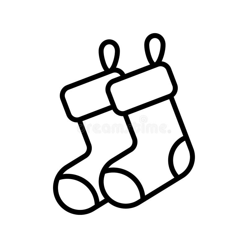 Christmas Shocks Icon Vector Design Template in White Background Stock ...