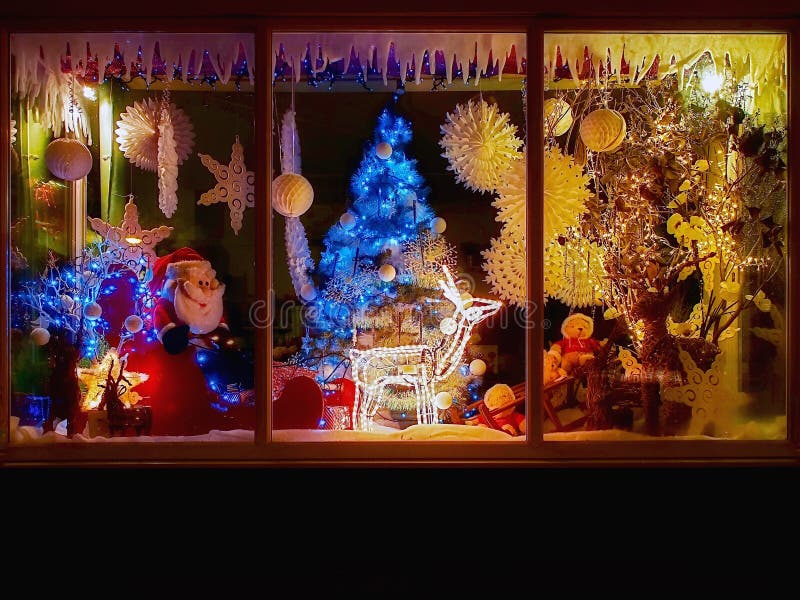 Christmas Shop Interior Seasonal Offer Stock Image - Image of christmas ...