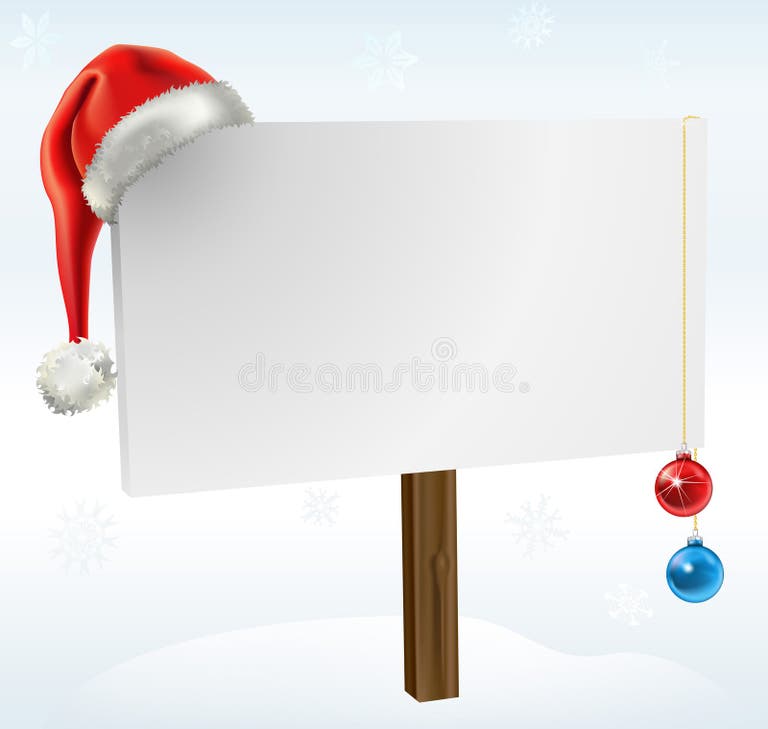 Blank Christmas Sign Stock Illustrations – 26,179 Blank Christmas Sign ...