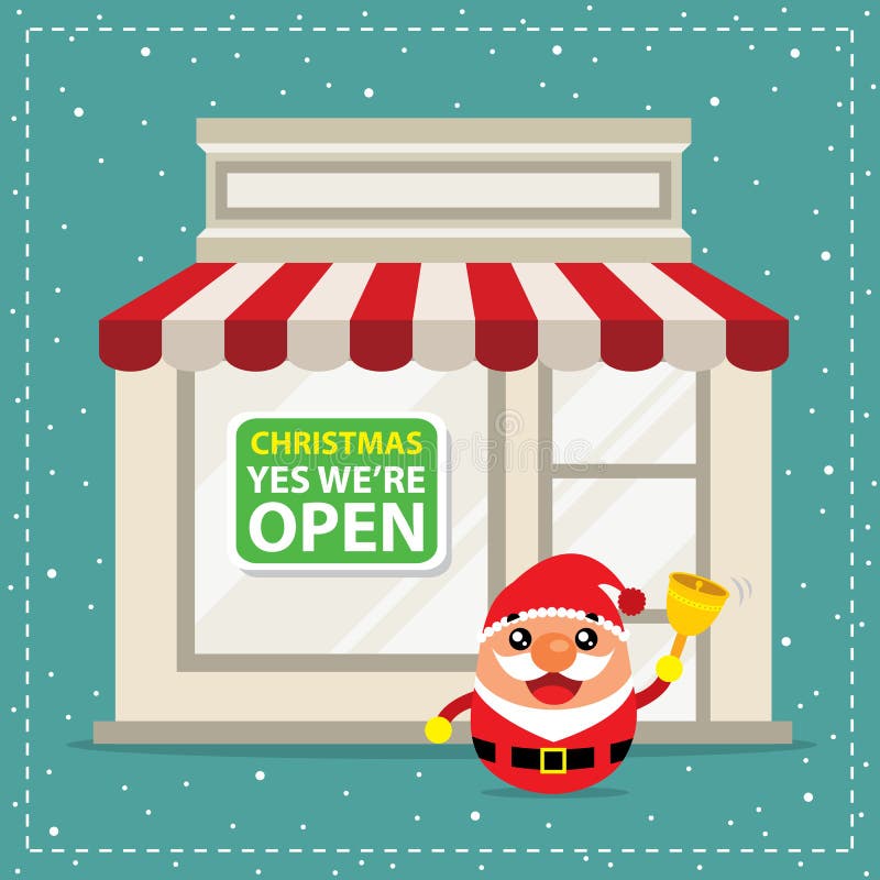 Christmas Signboard open stock vector. Illustration of december - 63087797