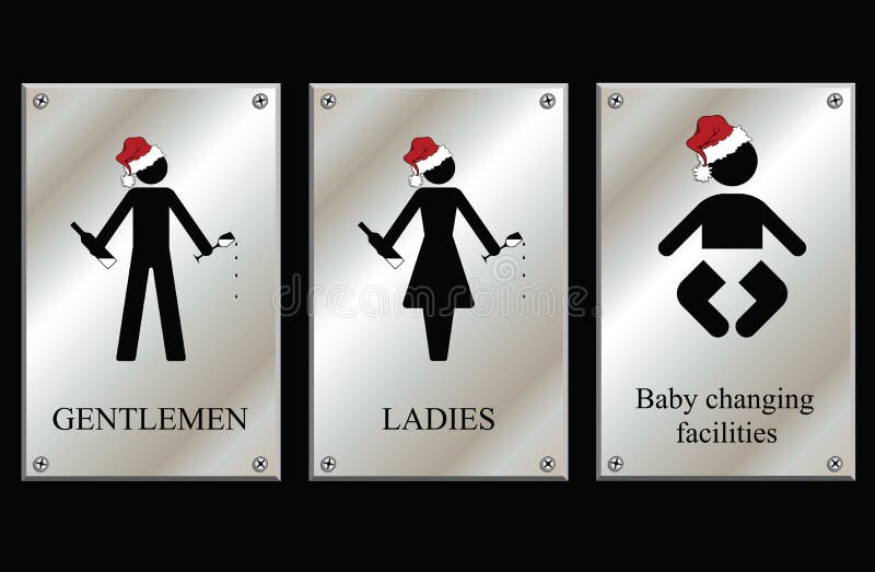 Ladies Gents Toilet Sign Stock Illustrations – 237 Ladies Gents Toilet ...