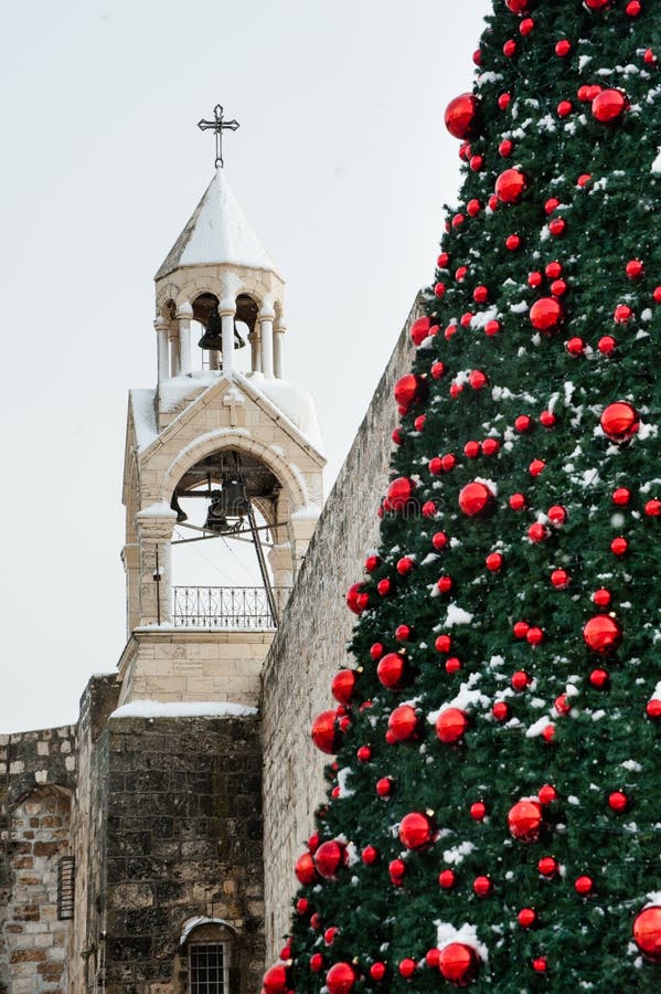 Christmas Snow in Bethlehem Stock Image - Image of jesus, winter: 28581877