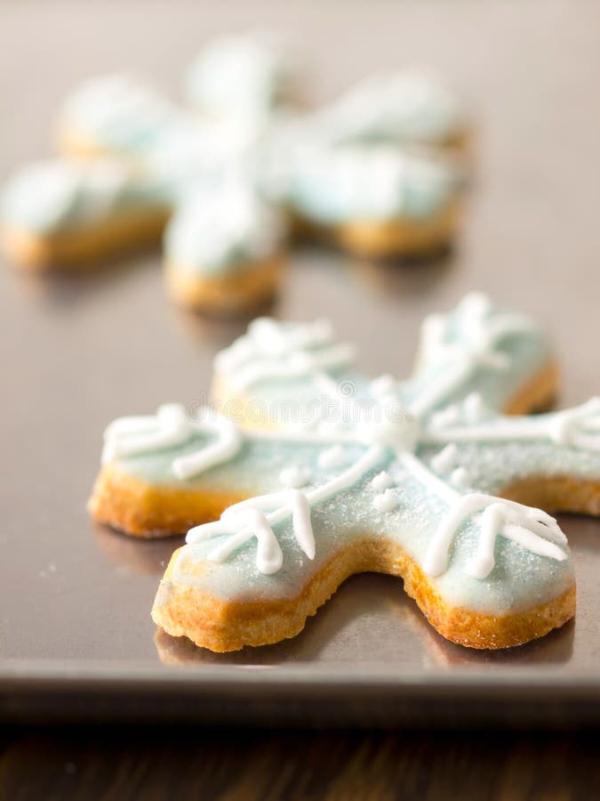 Christmas Snow Flake Cookies Stock Image - Image of food, biscuit: 22449191