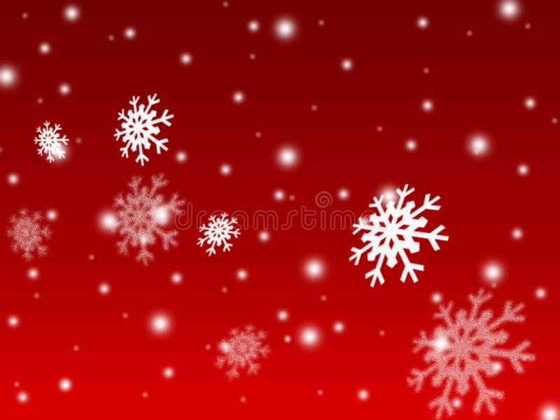 Christmas Snow Blue Card Background Stock Illustration - Illustration ...