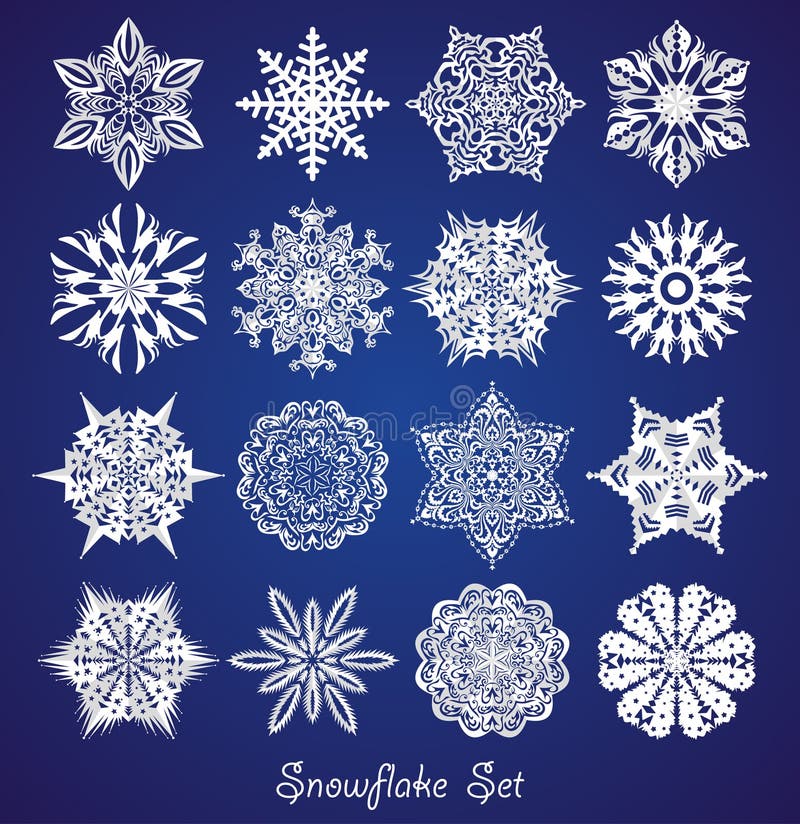 Christmas Snowflake Background. Stock Vector - Illustration of ornament ...