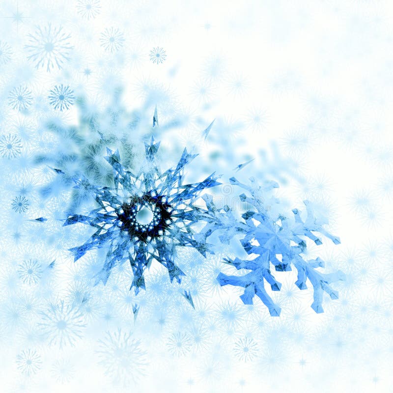 Christmas snowflakes stock illustration. Illustration of snow - 12148814
